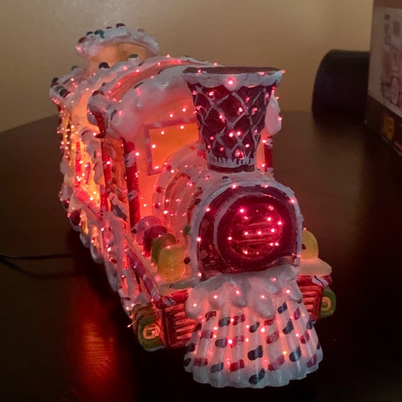 Cracker Barrel | Holiday | Gingermint Gingerbread Train Decor Fiber ...